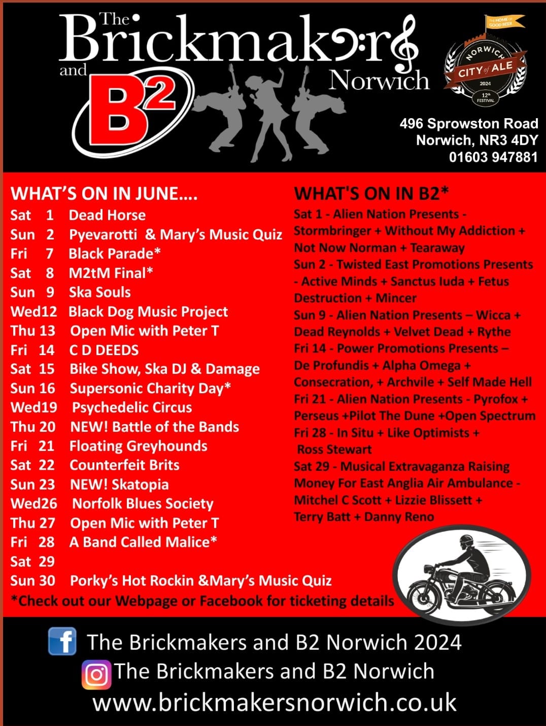 Gig Guide – B2 – The Brickmakers